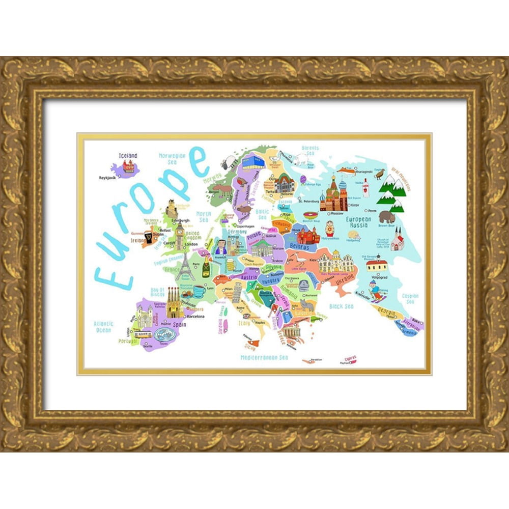 Daly, Carla 14x11 Gold Ornate Wood Framed with Double Matting Museum ...