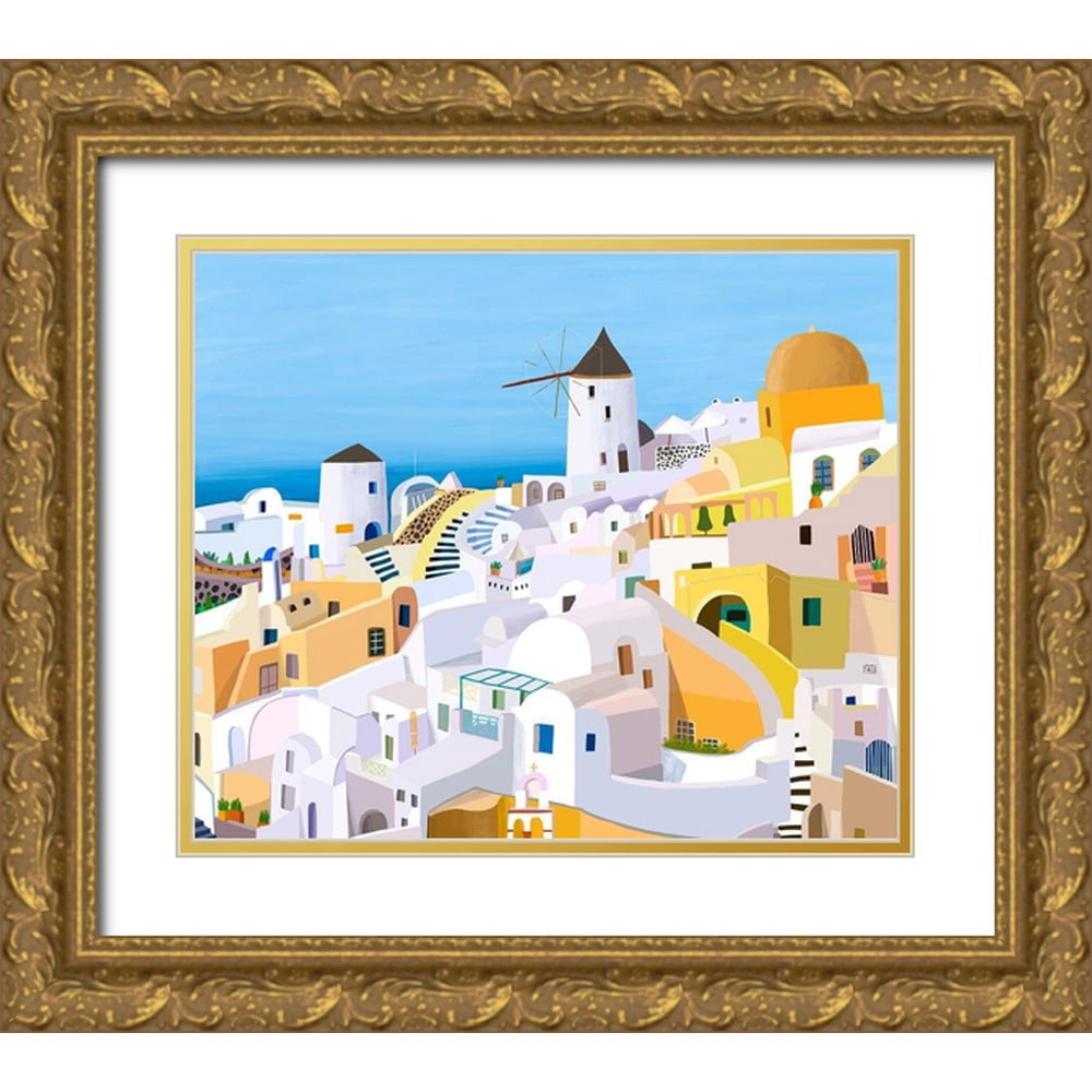 Daly, Carla 14x12 Gold Ornate Wood Framed with Double Matting Museum ...