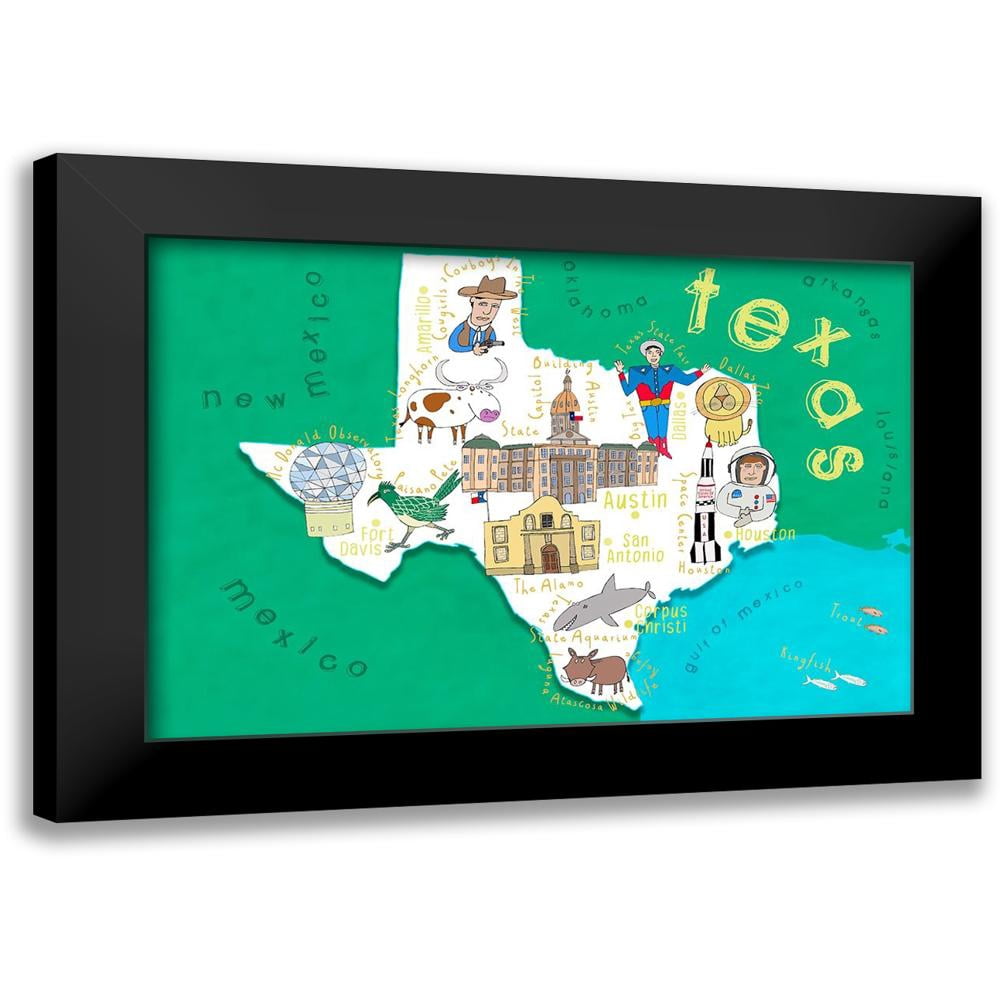 Daly, Carla 24x17 Black Modern Framed Museum Art Print Titled ...