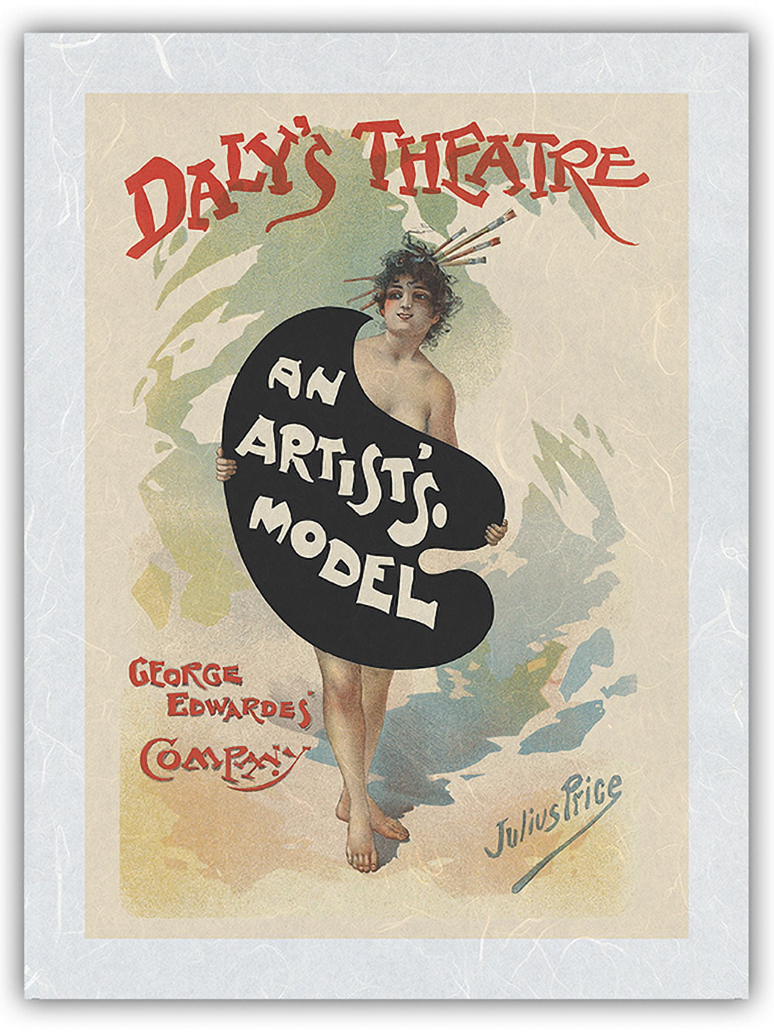 Daly’s Theater - An Artist’s Model - George Edwardes’ Company - Vintage ...