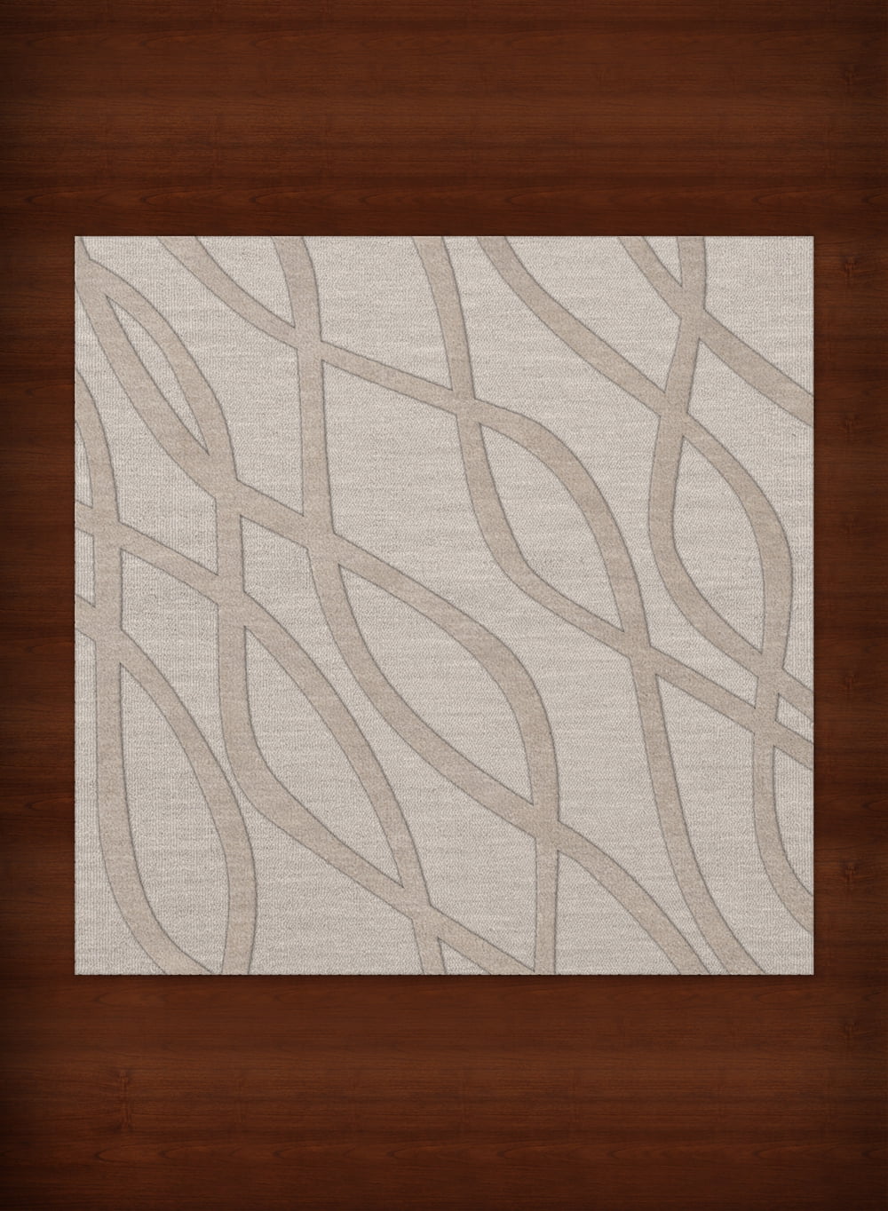 Dalyn Dover Area Rug DV10 Dv10 Putty Swirls Waves 8' x 8' Square ...