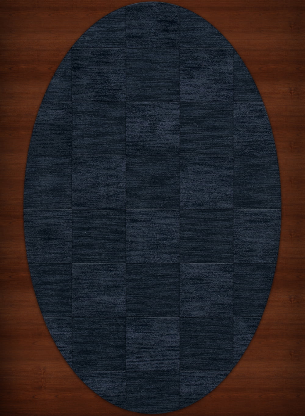 Dalyn Dover Area Rug DV15 Dv15 Navy Checkered Boxes 10' x 14' Oval ...