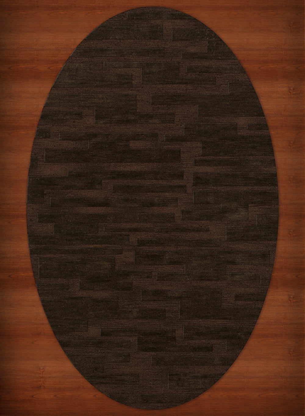 Dalyn Dover Area Rug DV6 Dv6 Fudge Blocks Squares 10' x 14' Oval ...