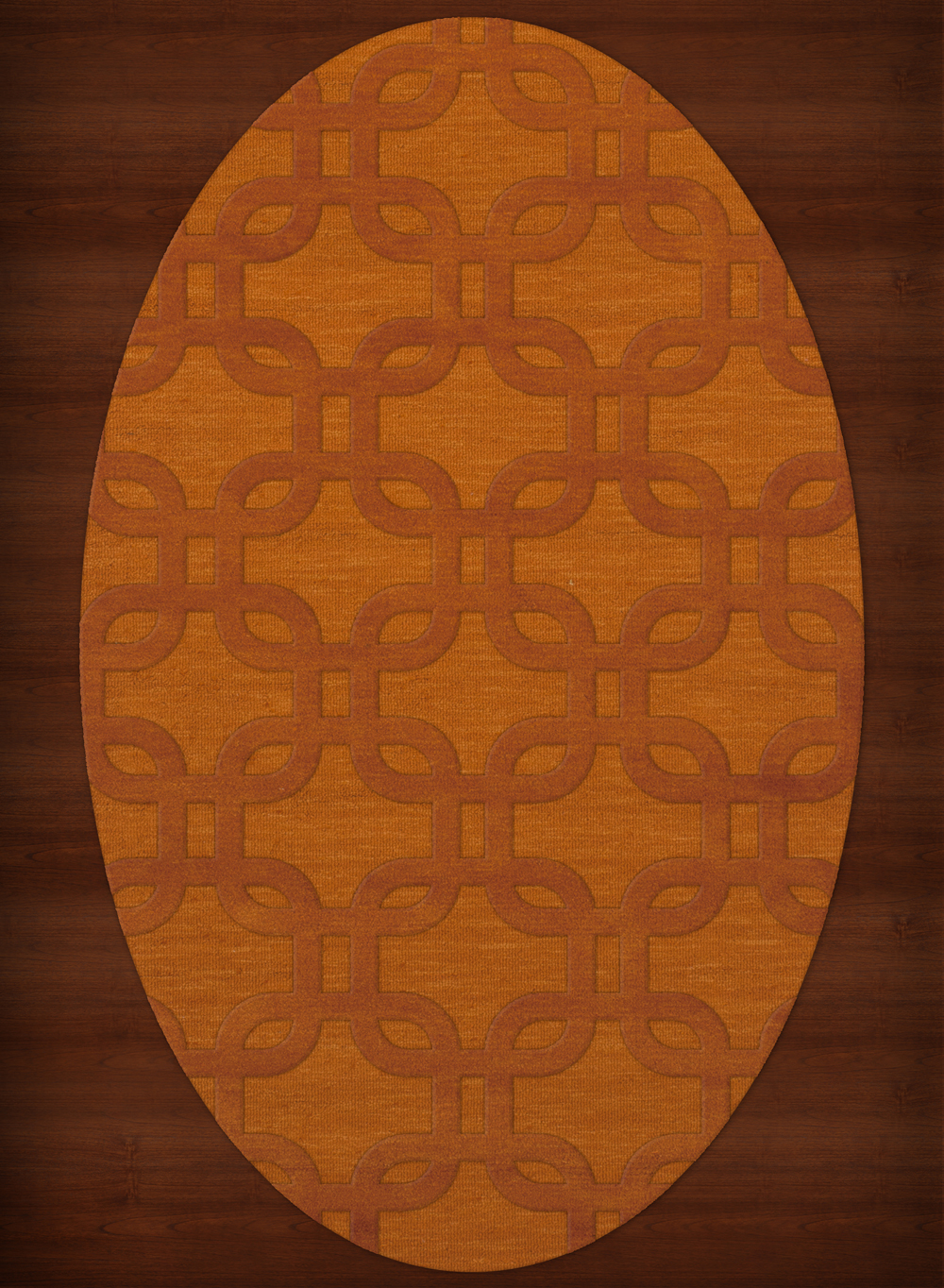 Dalyn Dover Area Rug DV7 Dv7 Orange Rectangles Loops 10' x 14' Oval ...