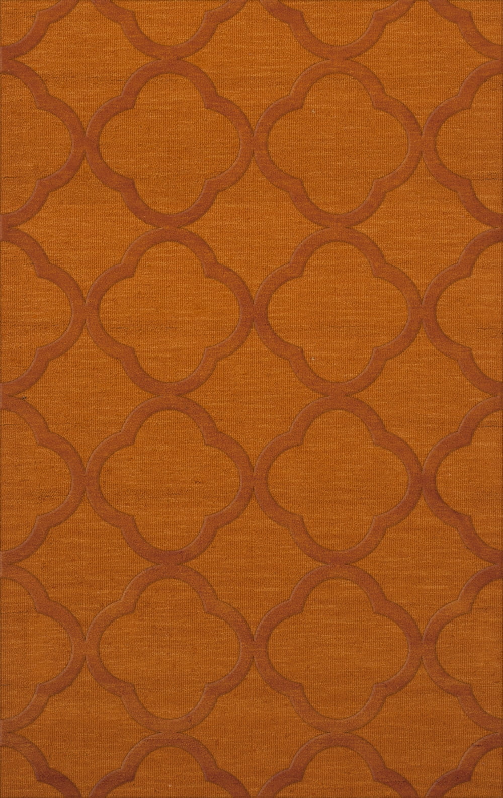Dalyn Dover Area Rug DV8 Dv8 Orange Quaterfoil Trellis 3' x 5 ...