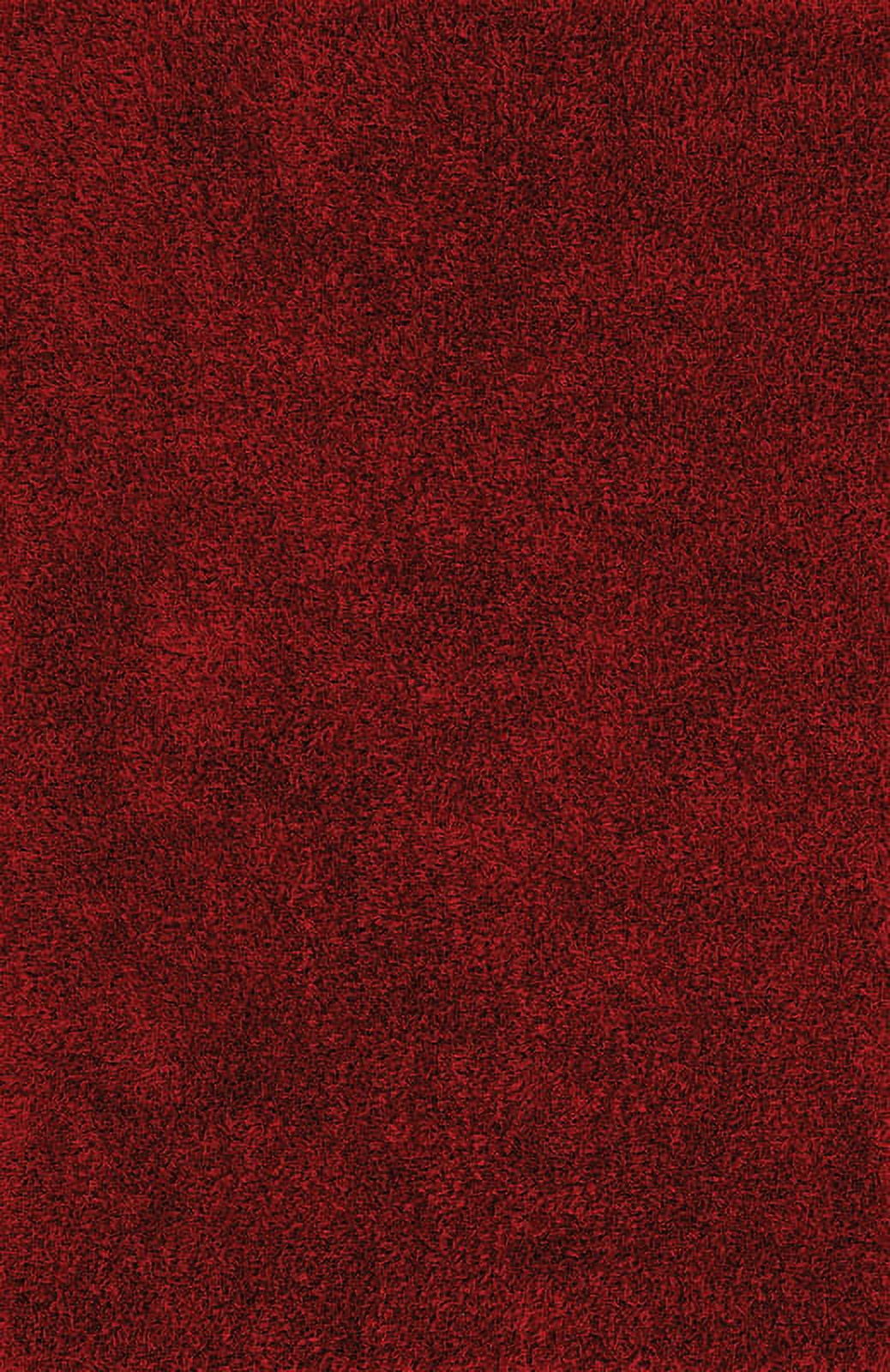 Dalyn Illusions Shag Area Rug IL69 Red Solid Shag 8' x 10' Rectangle ...