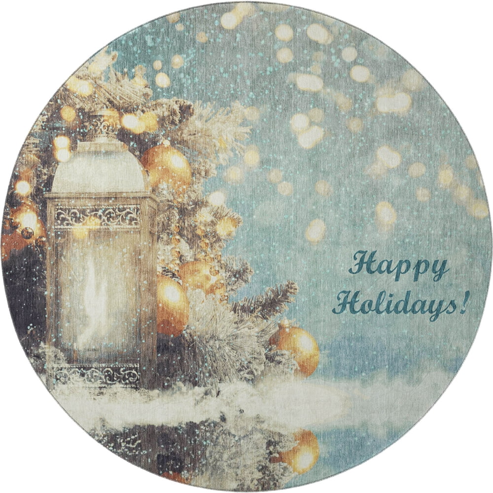 Dalyn Merry & Bright Area Rug MY3-Skydust MY3SY8RO Skydust, 8' x 8 ...