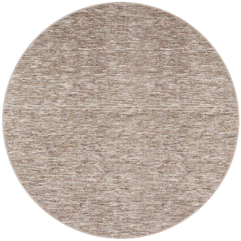 Dalyn Rug Company & Addison Rugs Arcata AC1 Mocha 6' x 6' Round Rug ...