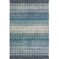 Dalyn Brisbane Area Rug BR1 Br1 Indigo Indigo Lines Banded 8' x 10 ...