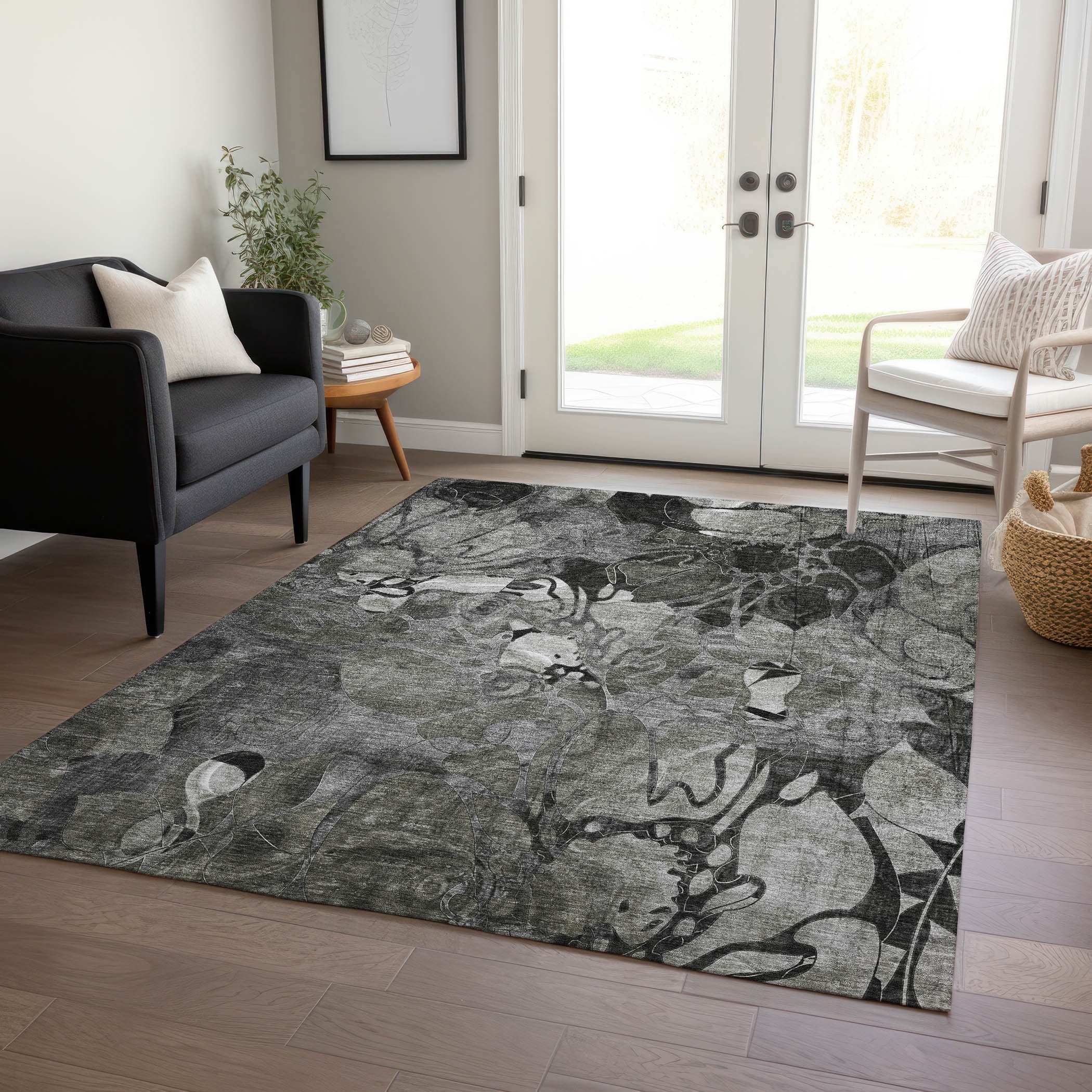 Dalyn Rug Company & Addison Rugs Chantille ACN558 Gray 5' x 7'6" Rug ...