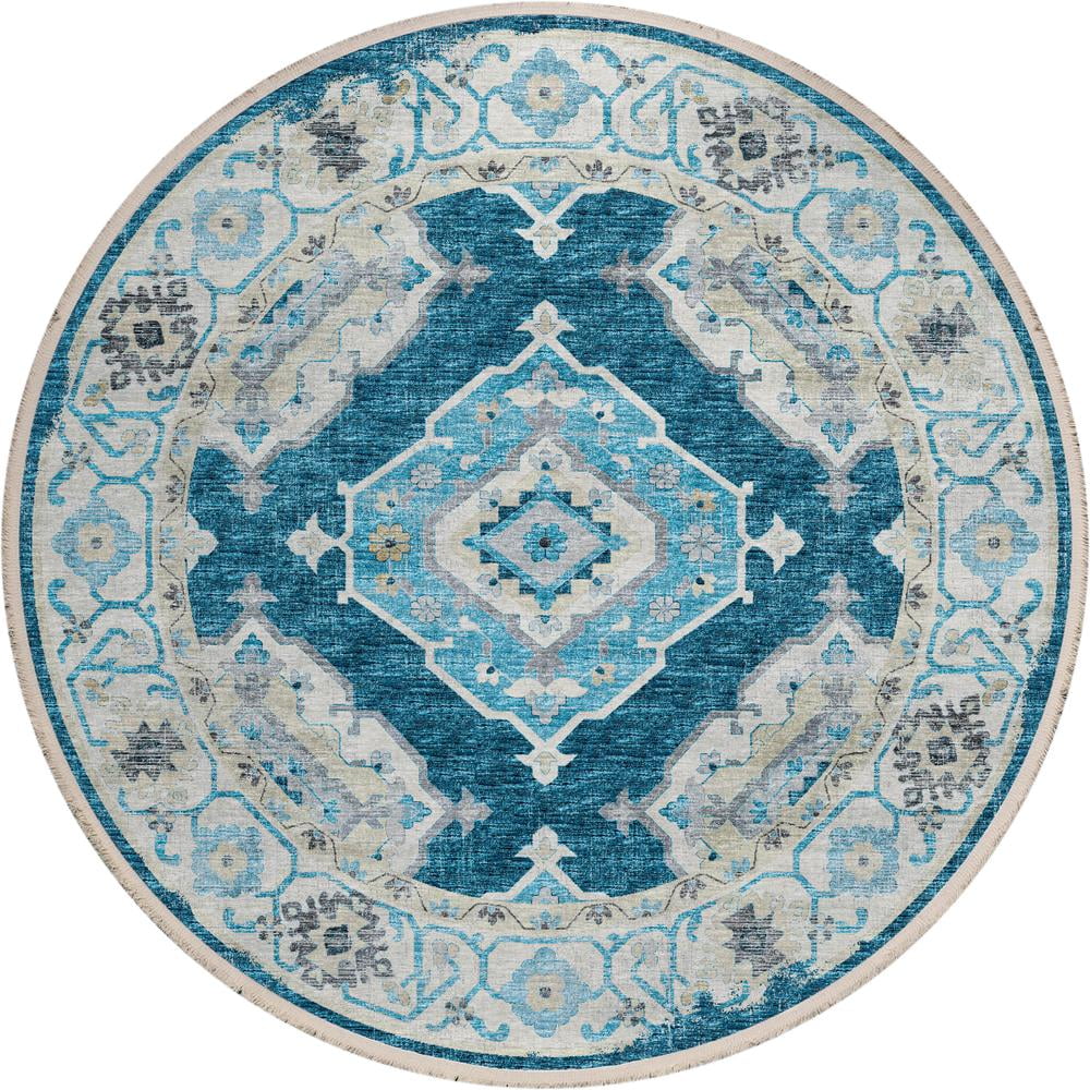 Dalyn Rug Company & Addison Rugs Indoor/Outdoor Marbella MB1 Indigo ...