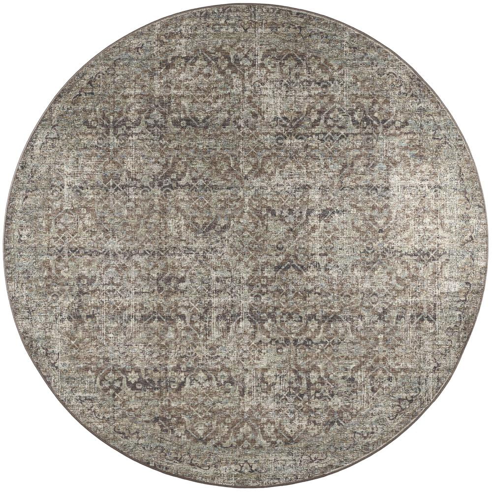 Dalyn Rug Company & Addison Rugs Jericho JC10 Mushroom 10' x 10' Round Rug - Walmart.com