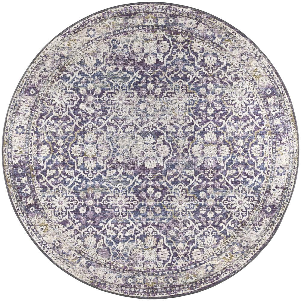 Dalyn Rug Company & Addison Rugs Jericho JC3 Violet 10' x 10' Round Rug ...