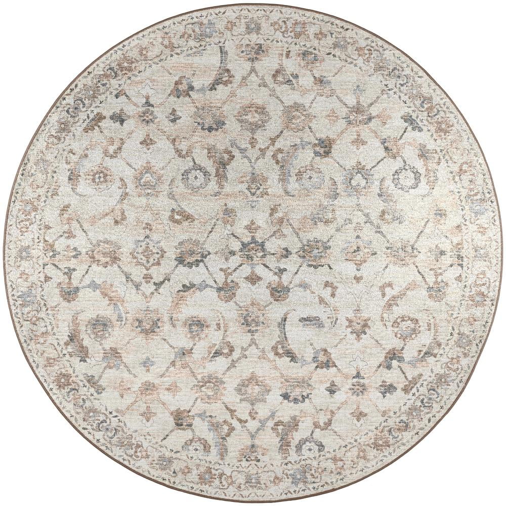 Dalyn Rug Company & Addison Rugs Jericho JC4 Linen 10' x 10' Round Rug - Walmart.com