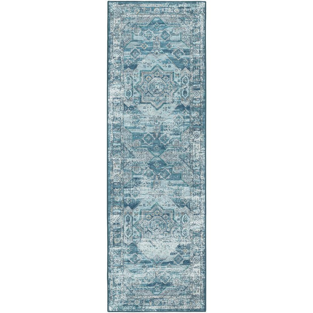 Dalyn Rug Company & Addison Rugs Jericho JC5 Denim 2'6" x 12' Runner Rug - Walmart.com