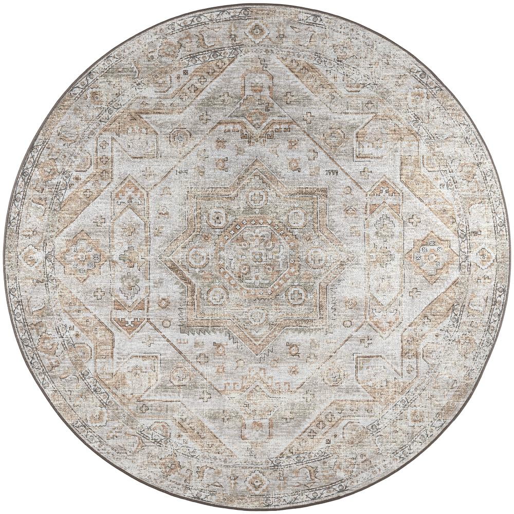 Dalyn Rug Company & Addison Rugs Jericho JC5 Tin 10' x 10' Round Rug - Walmart.com