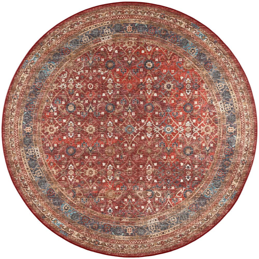 Dalyn Rug Company & Addison Rugs Jericho JC7 Scarlett 10' x 10' Round ...