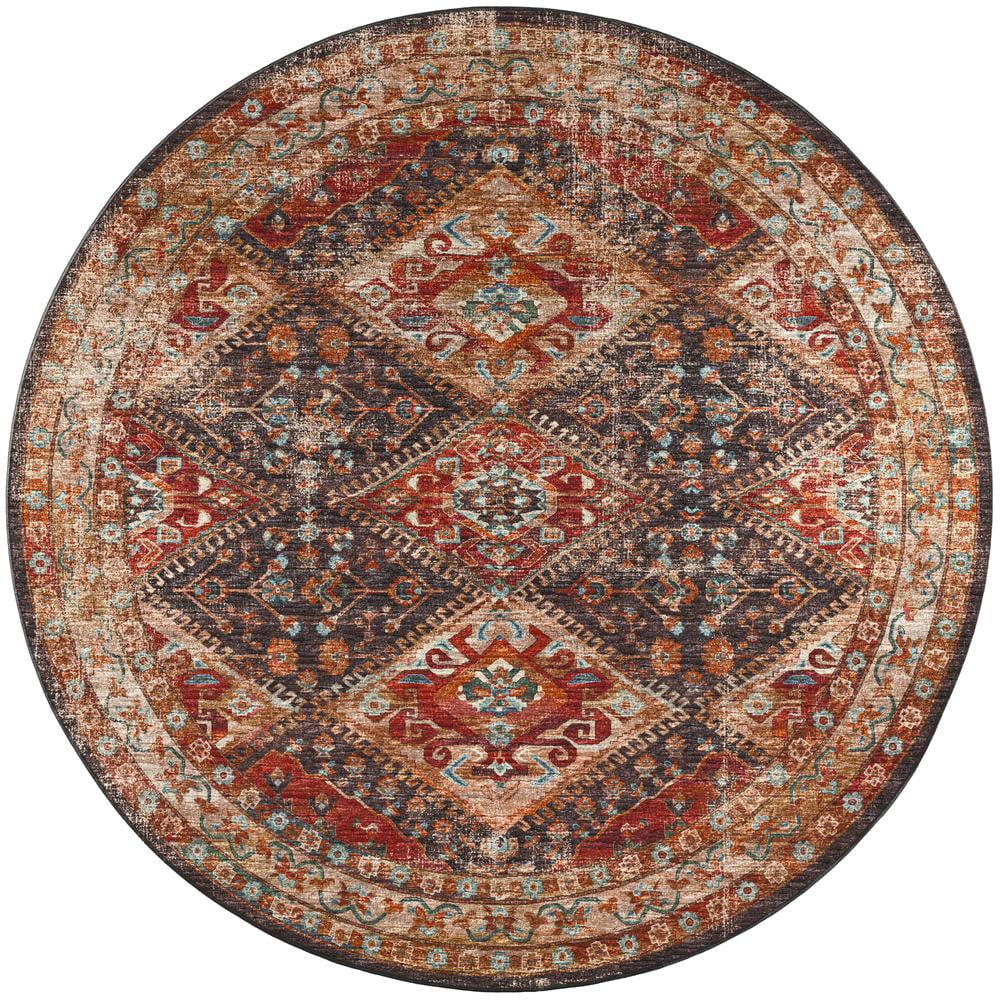 Dalyn Rug Company & Addison Rugs Jericho JC9 Canyon 10' x 10' Round Rug ...