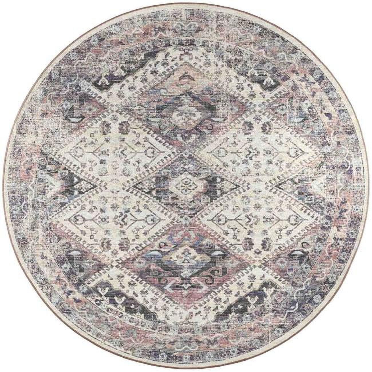 Dalyn Rug Company & Addison Rugs Jericho JC9 Pearl 4' x 4' Round Rug ...