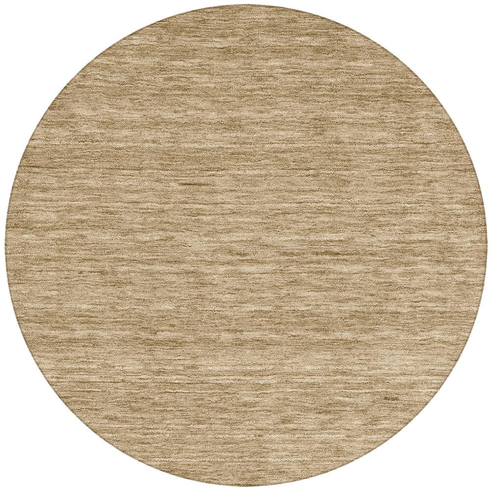 Dalyn Rug Company & Addison Rugs Rafia RF100 Taupe 4' x 4' Round Rug ...