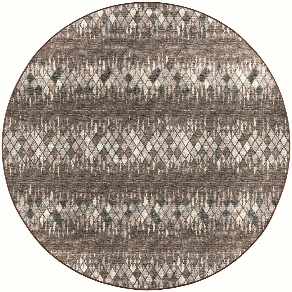 Dalyn Rug Company & Addison Rugs Winslow WL5 Driftwood 10' x 10' Round ...