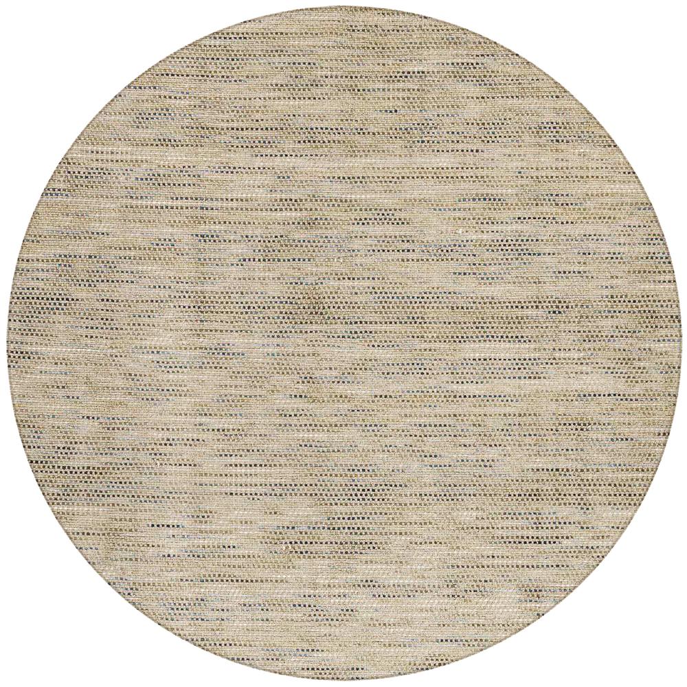 Dalyn Rug Company & Addison Rugs Zion ZN1 Mushroom 6' x 6' Round Rug ...