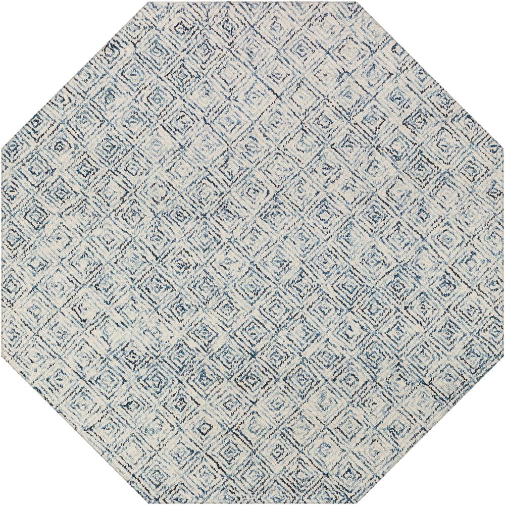 Dalyn Rug Company & Addison Rugs Zoe ZZ1 Navy 4' x 4' Octagon Rug ...