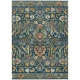 Dalyn Rugs Machine Washable Indoor/Outdoor Chantille ACN2193 Navy 5' x ...