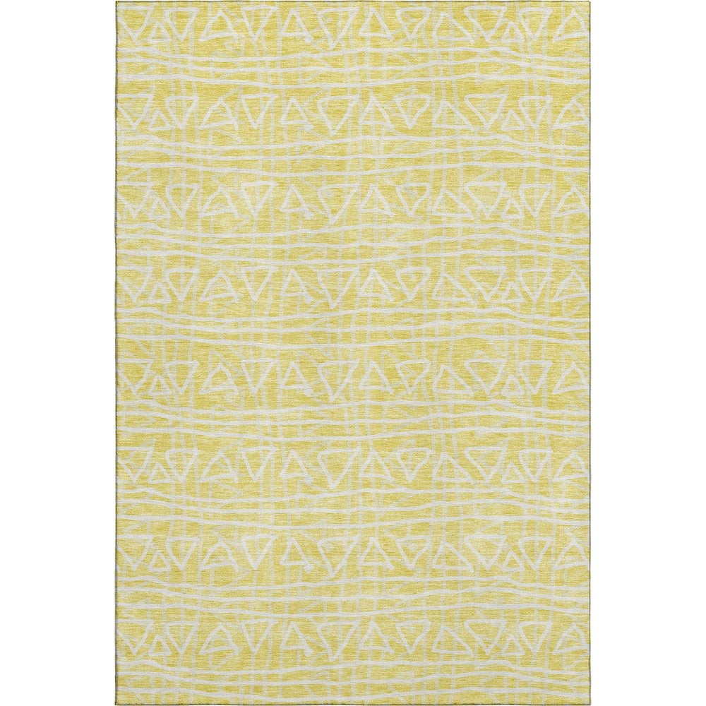 Dalyn Rugs Premium Machine Washable Mayfield AMF730 Yellow 3' x 5' Rug ...
