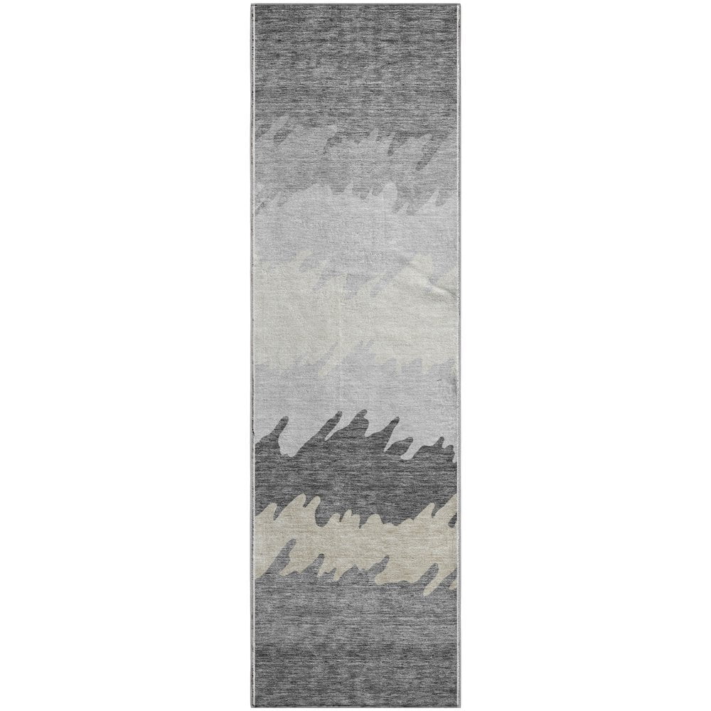 Dalyn Rugs Premium Machine Washable Mayfield AMF736 Gray 2'3" x 7'6 ...