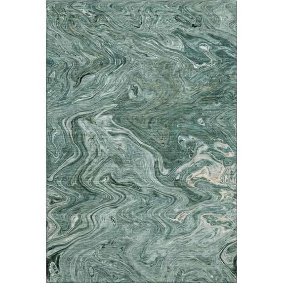 Dalyn Rugs Ravenna RN8 Teal Indoor/Outdoor, Luxury Washable, Bedroom ...