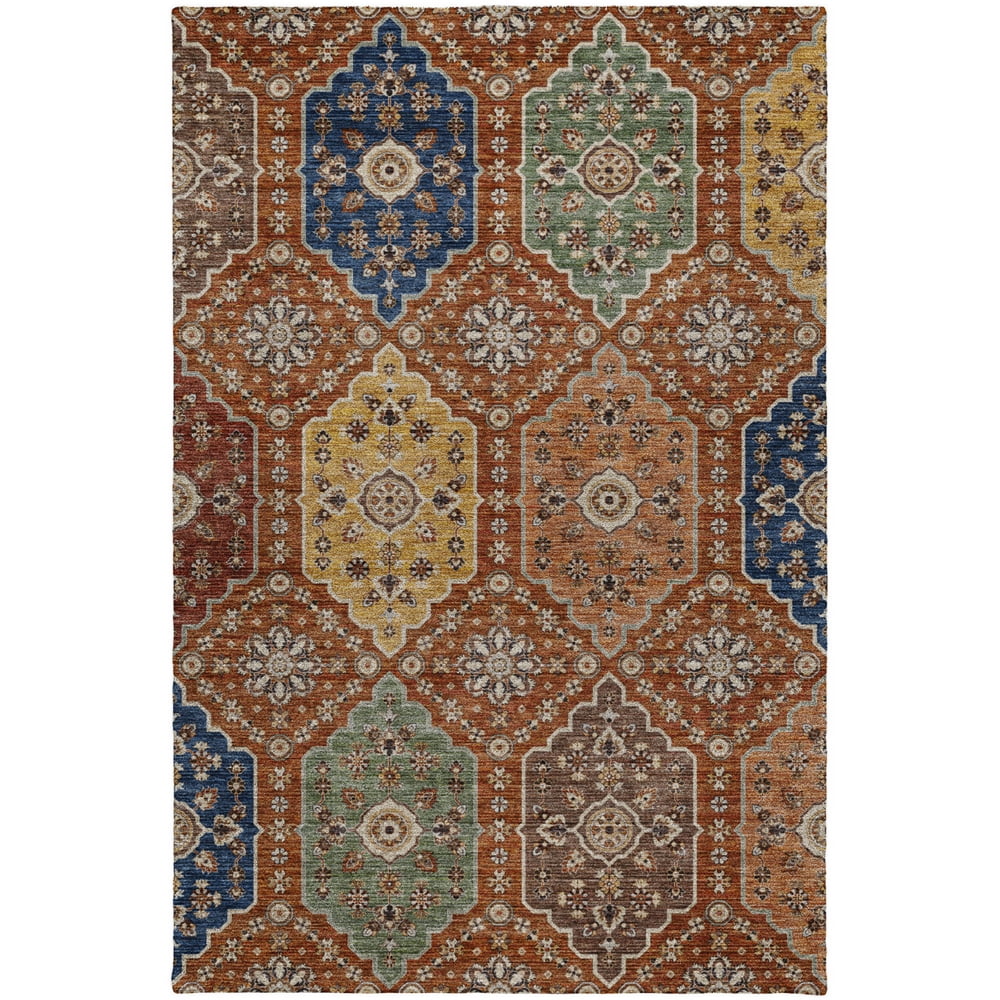 Dalyn Silk Road Area Rug SR7-Paprika SR7PK3X5 Paprika, 3' x 5 ...