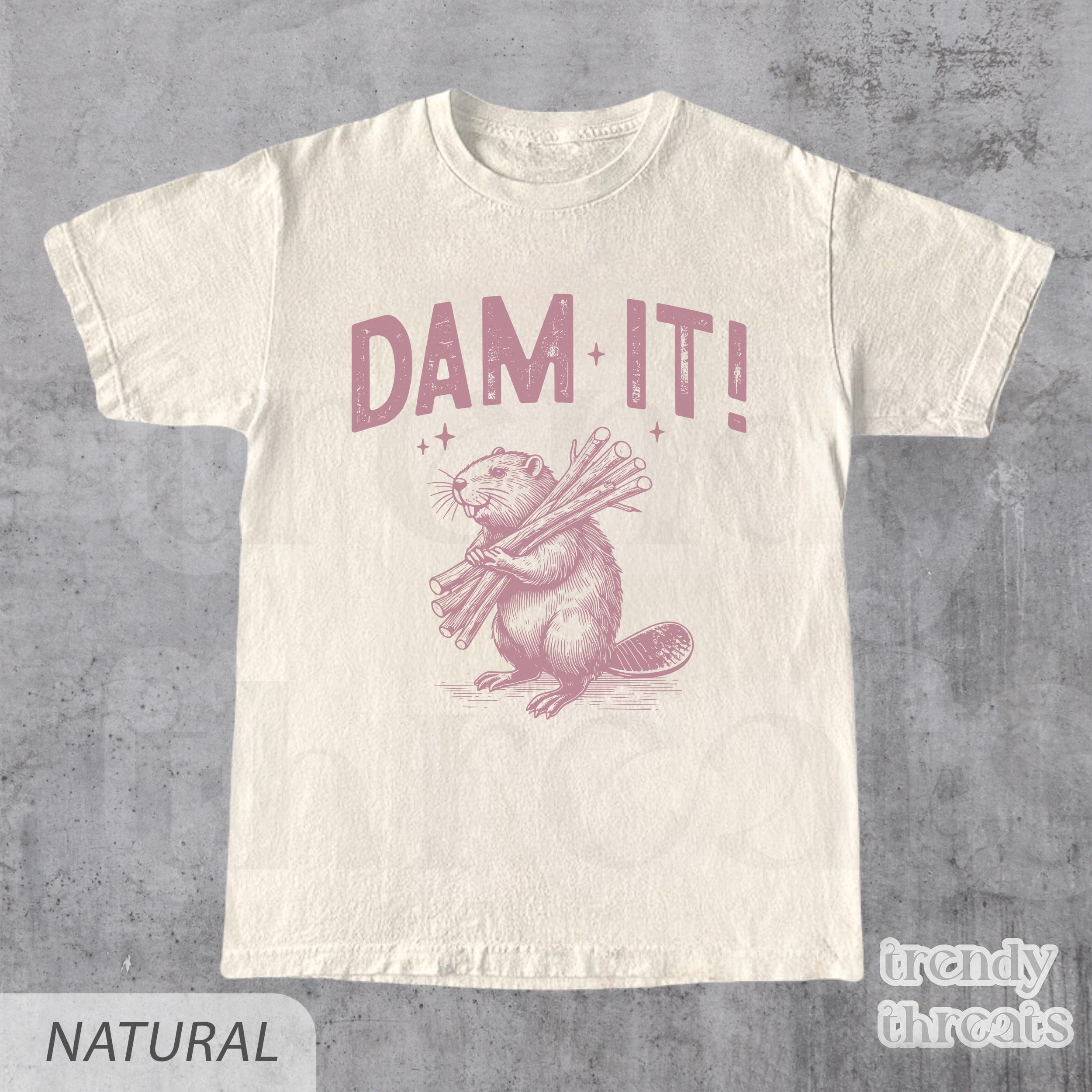 Dam It Beaver Shirt, Beaver Pun, Not A Swear Word Shirt, Style Tee ...