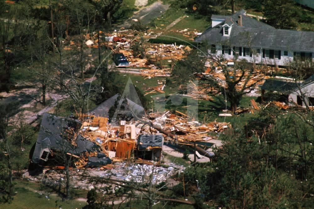 Damage Left by Hurricane Camille, Unframed Photographic Print Wall Art ...