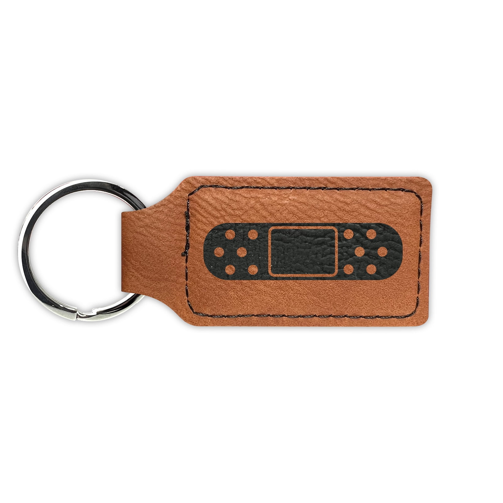Damage Repair Keychain Leatherette Rectangle - Laser Engraved - Many ...