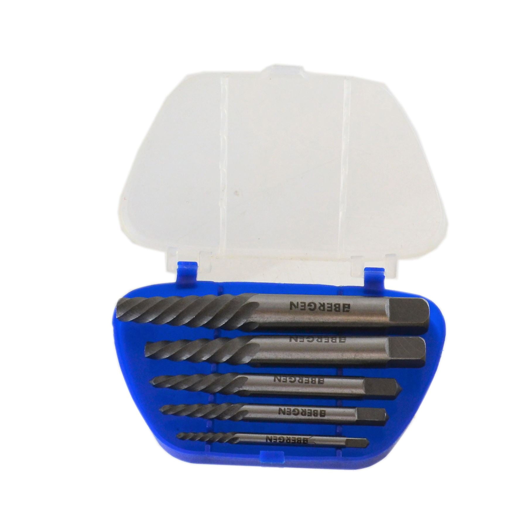 Damaged Bolt Screw Stud Extractor Remover Easy Out Broken Set 5pc 4 ...