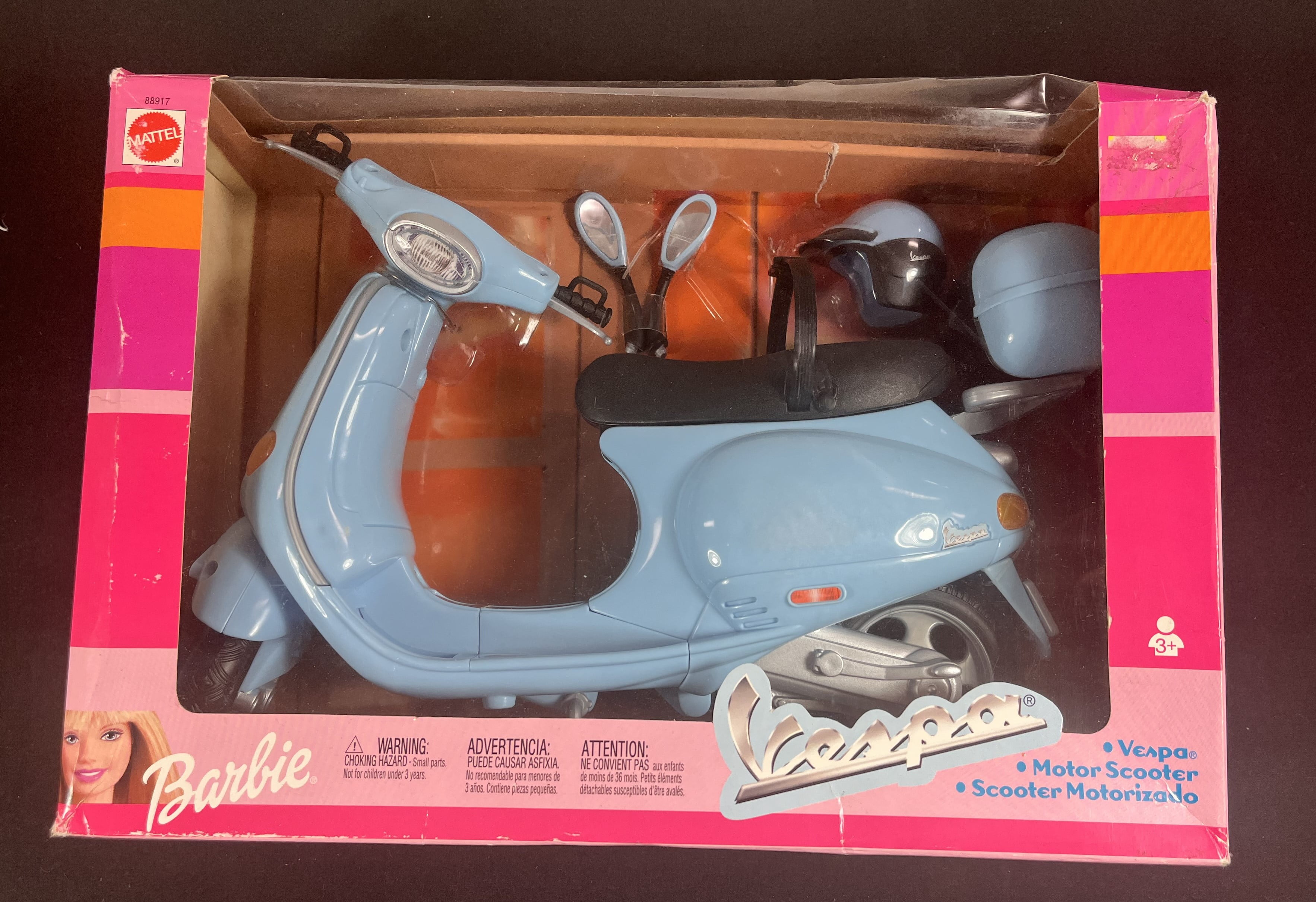 Damaged Box Special - Barbie Vespa Motor Scooter - Walmart.com
