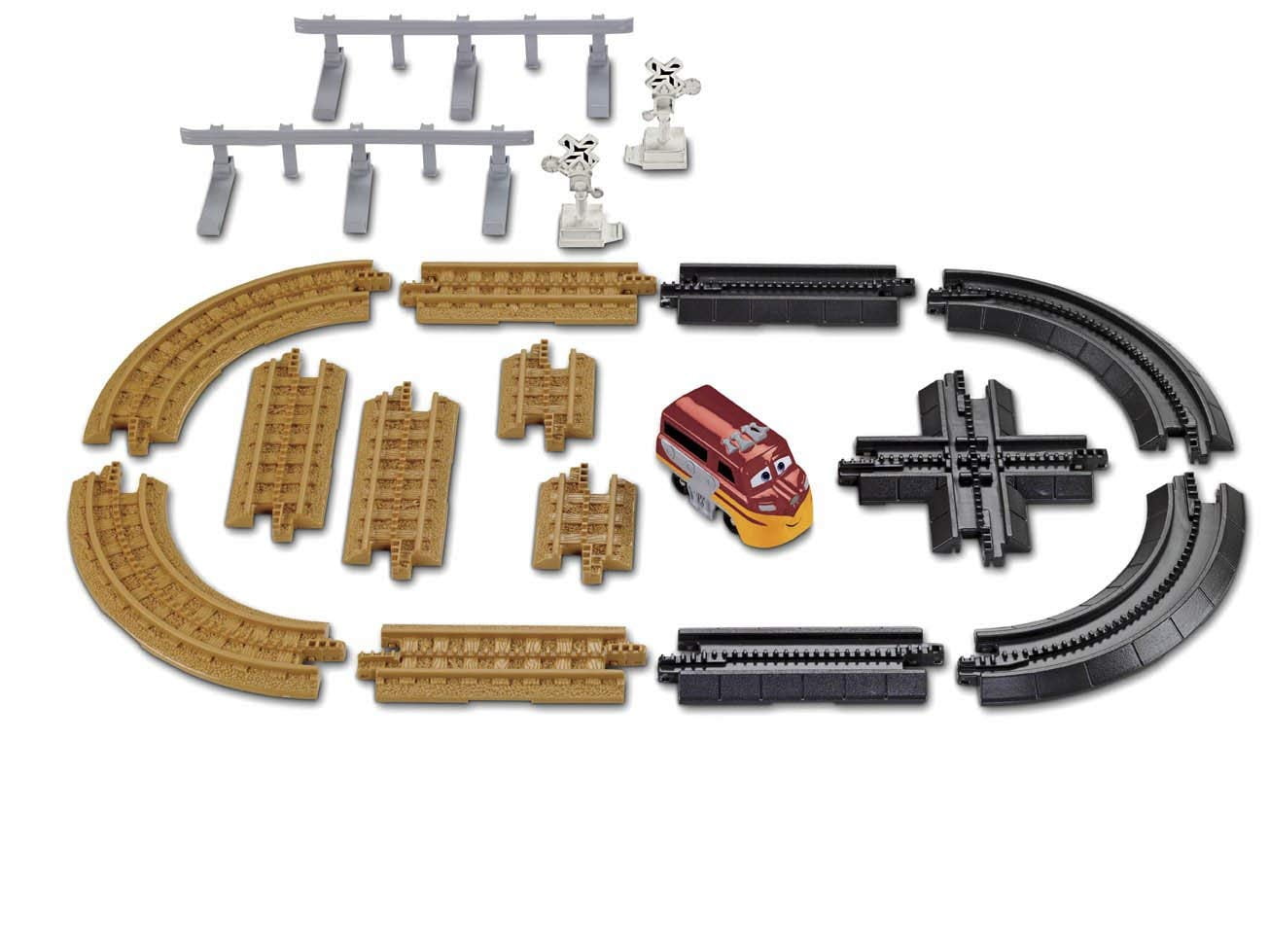 Damaged Box Special - Geotrax Disney Pixar Cars Track Pack with TREV ...