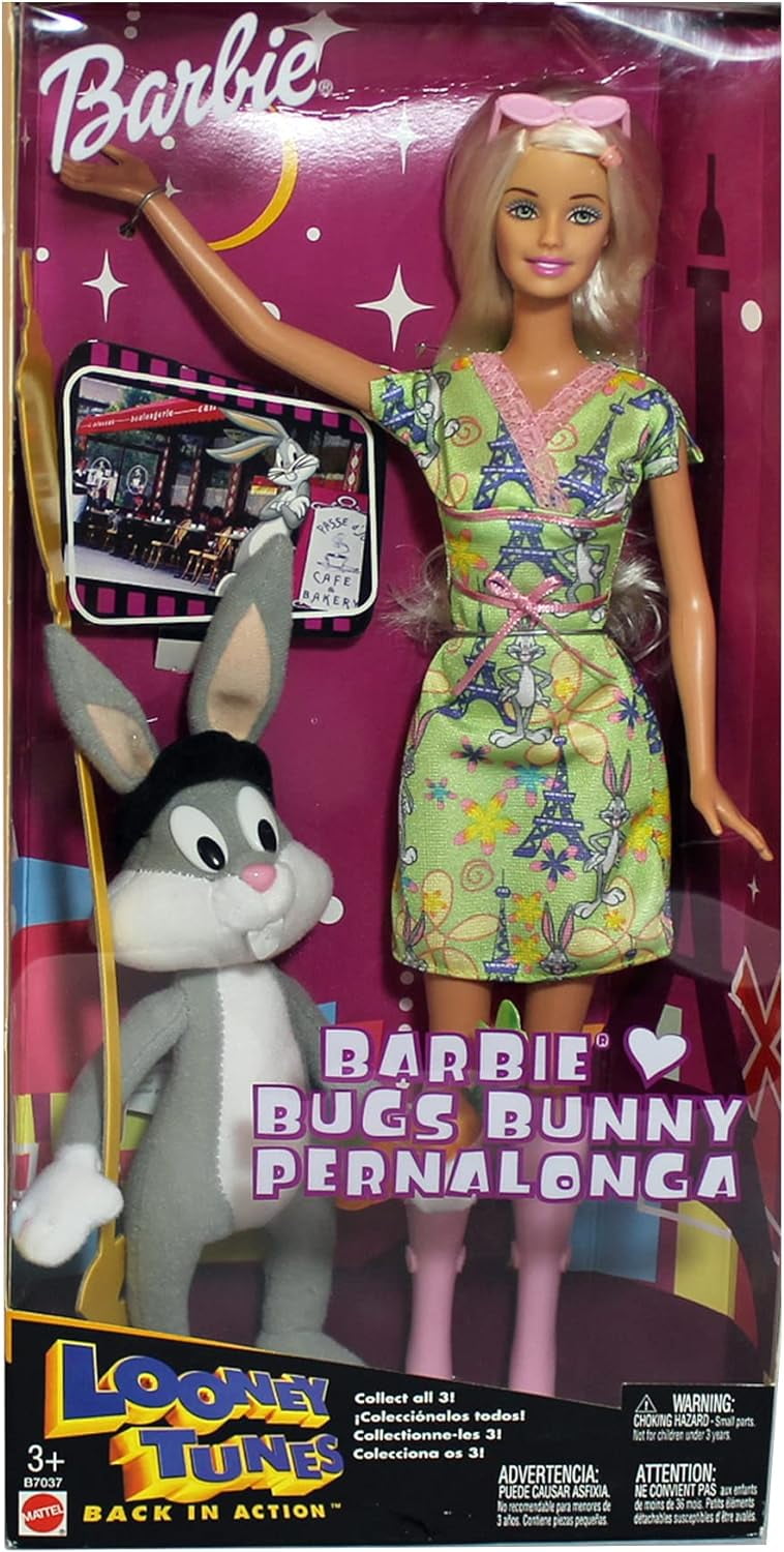 Damaged Box Special - Looney Tunes Barbie Bugs Bunny Doll - Walmart.com