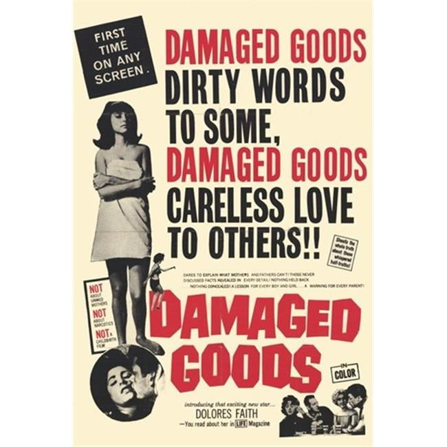 Damaged Goods Movie Poster - 11 x 17 in. - Walmart.com
