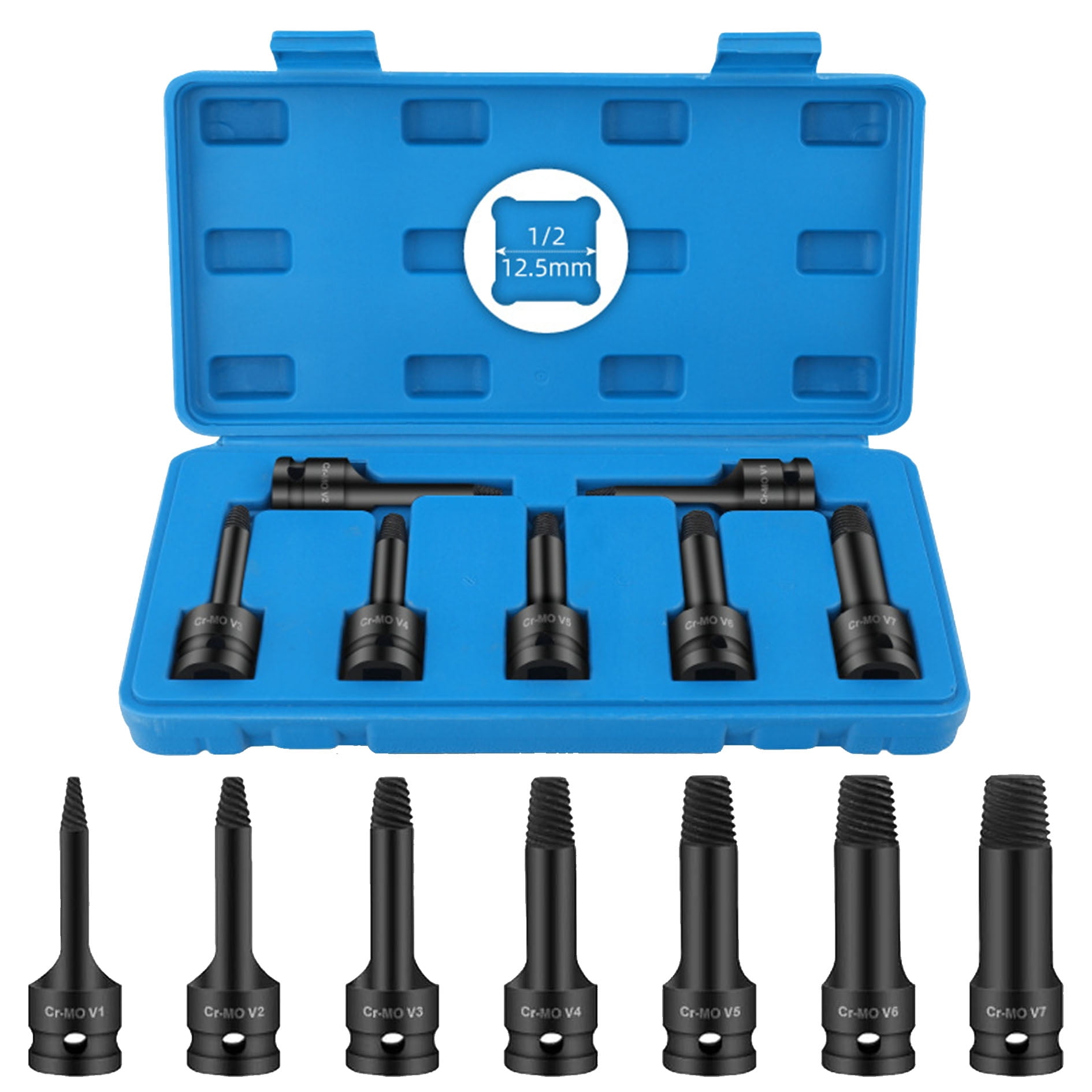 Damaged Screw Extractor Set, Bolt Extractor Kit & Stripped Screw ...