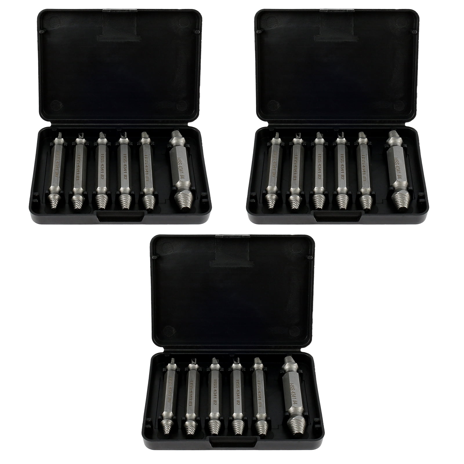 Damaged Screw Extractor Set Steel Damaged Screw Remover Tool Kit ...