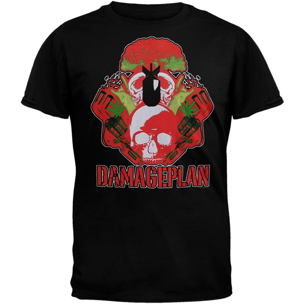 Damageplan Men's Flat Logo Short Sleeve T Shirt - Walmart.com