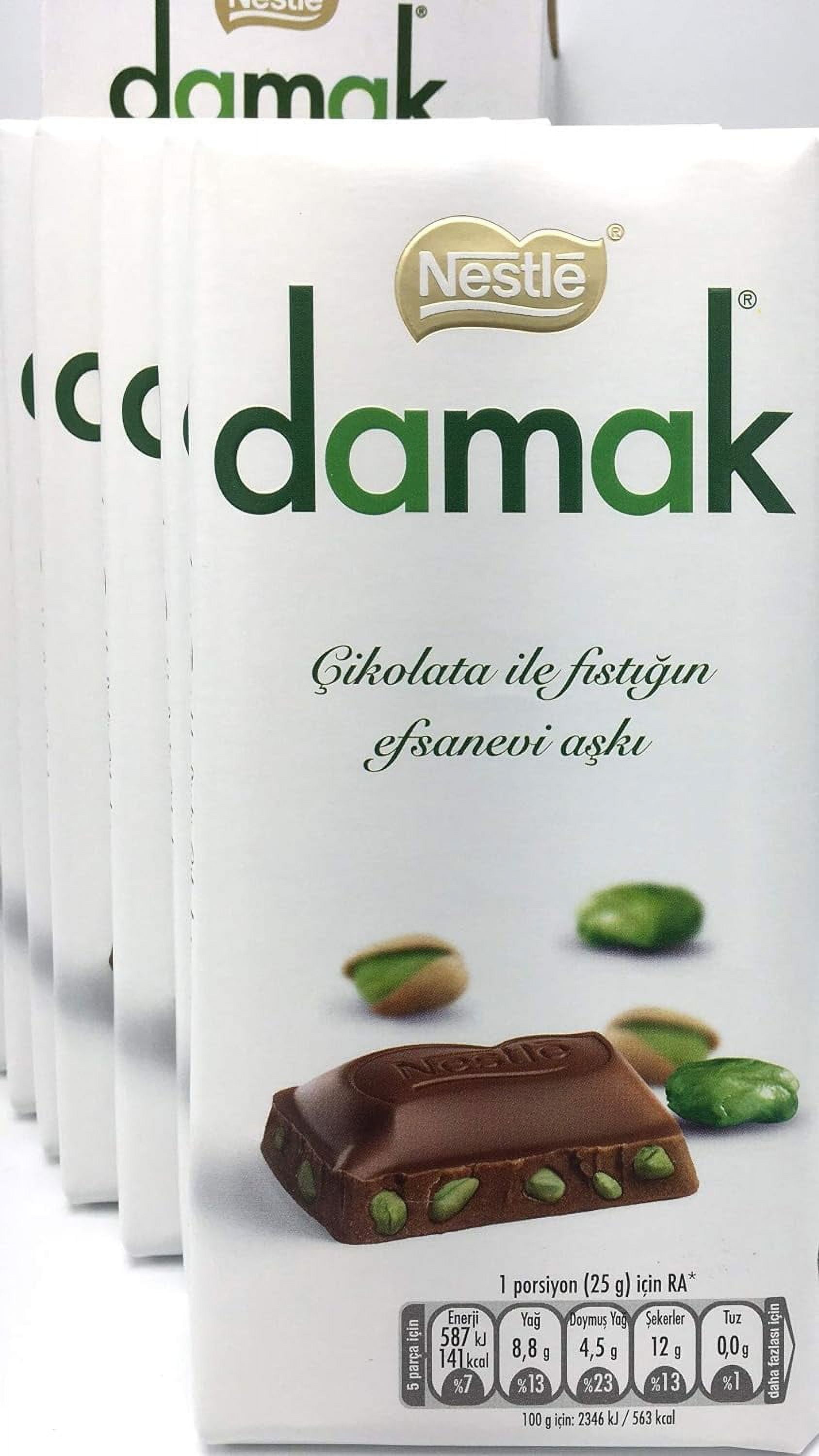 Damak Chocolate & Pistachio 8 x 70g (total 560g) - Walmart.com