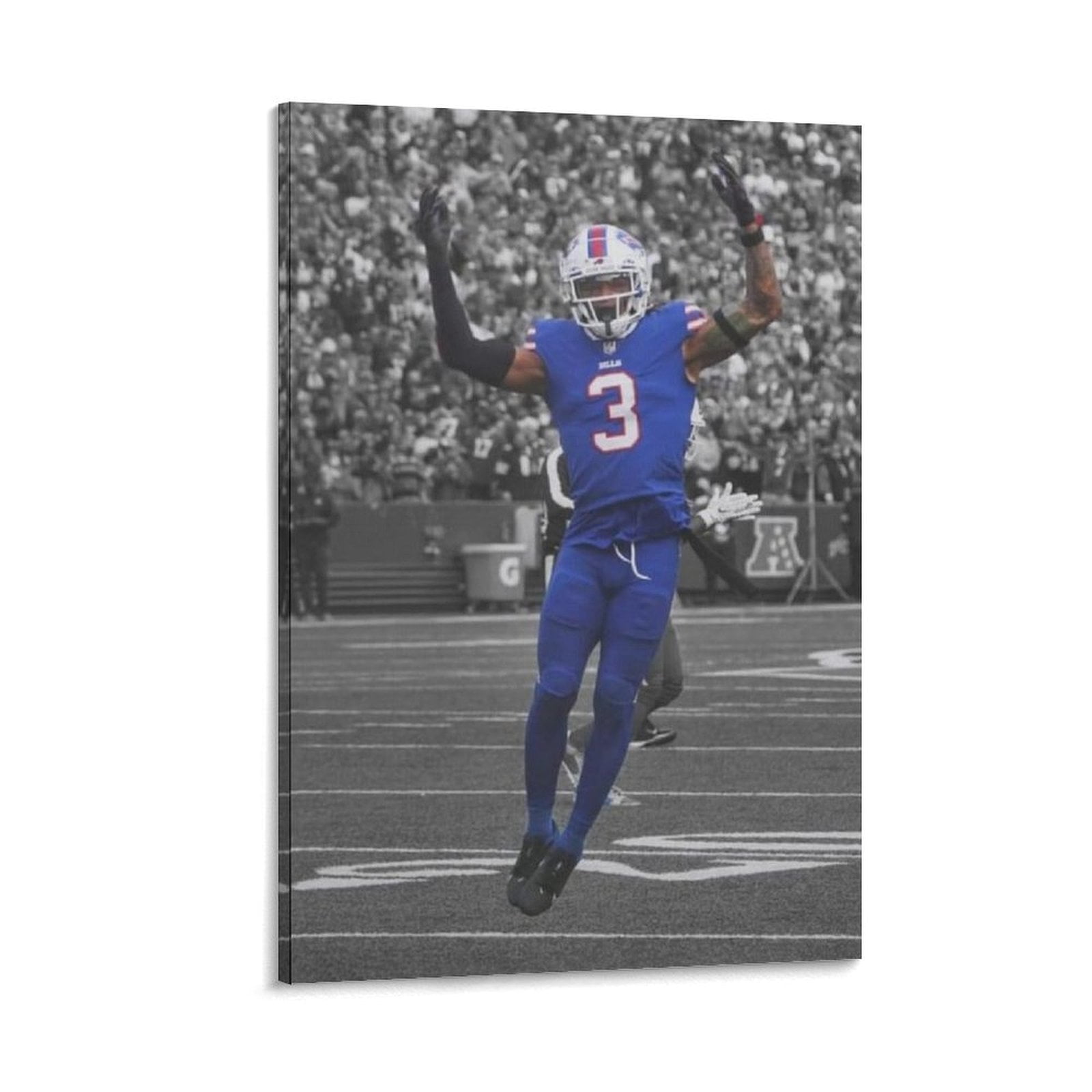 Damar Hamlin Canvas Poster Poster Cool Artworks Painting Wall Art ...