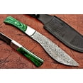 Damascus Steel Kukri Knife 14 Inches Custom Made with 9" Long Hand ...