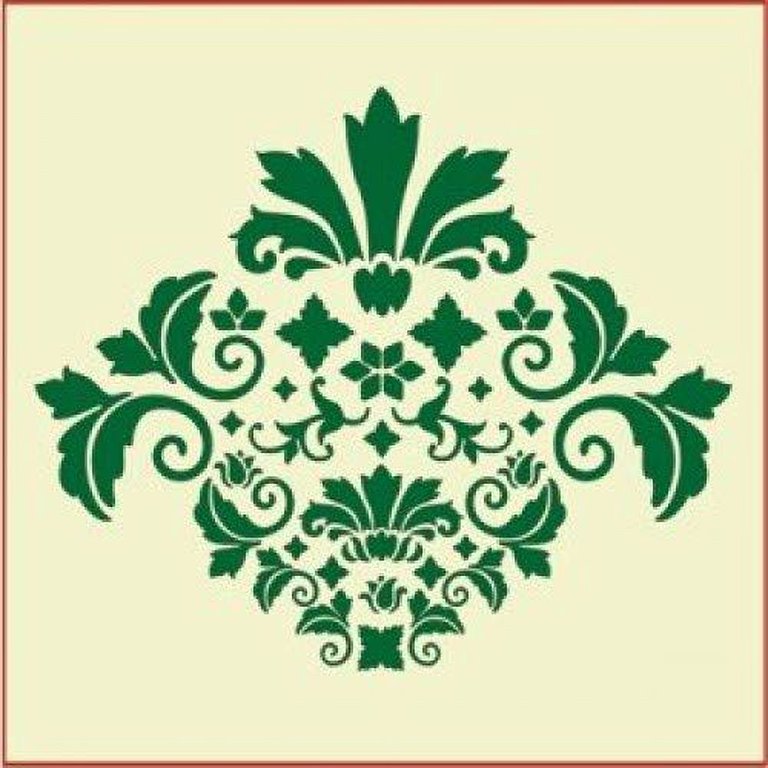Victorian Stencils Printable Wallpaper Stencil
