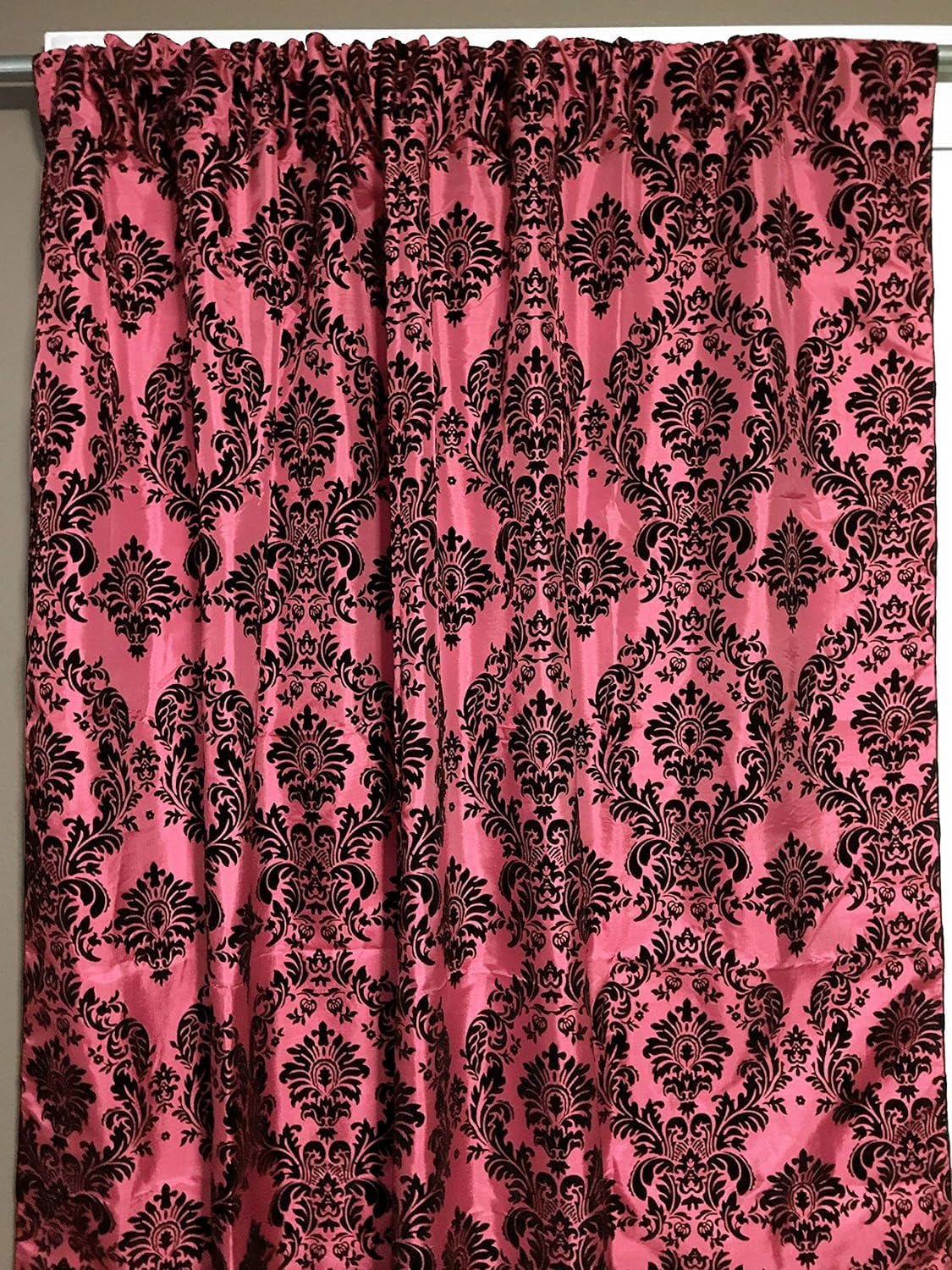 Damask Curtain Backdrop 58" Wide Panel/Party-Booth Photography Backdrop ...
