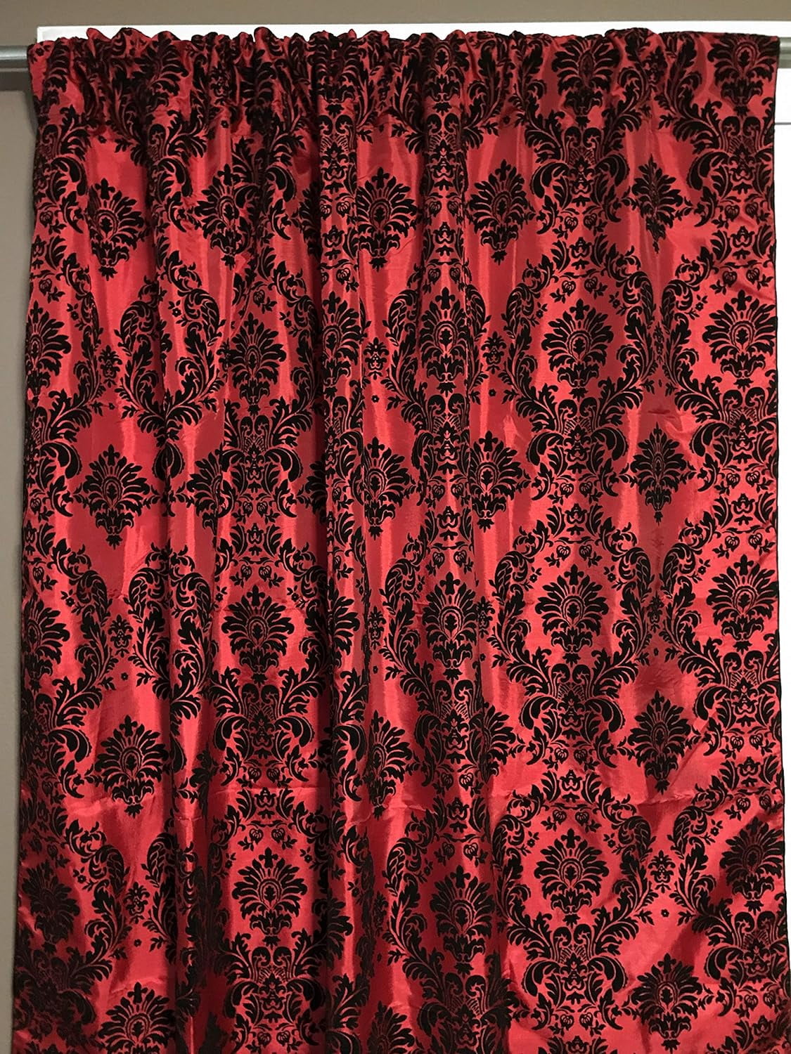 Damask Curtain Backdrop 58" Wide Panel/Party-Booth Photography Backdrop ...