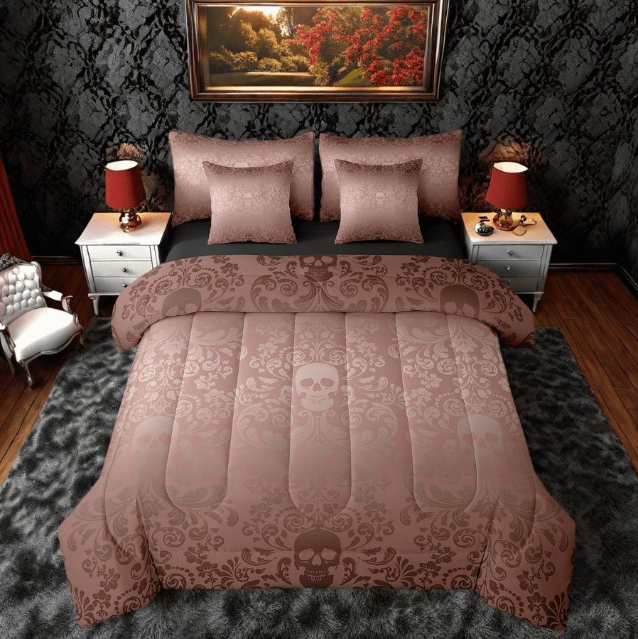 Damask Gothic Bedding Set Adults Antique Victorian Bed in a Bag King ...